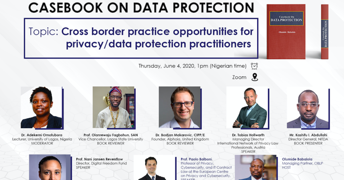 Presentation of the casebook on Data Protection | International Network ...
